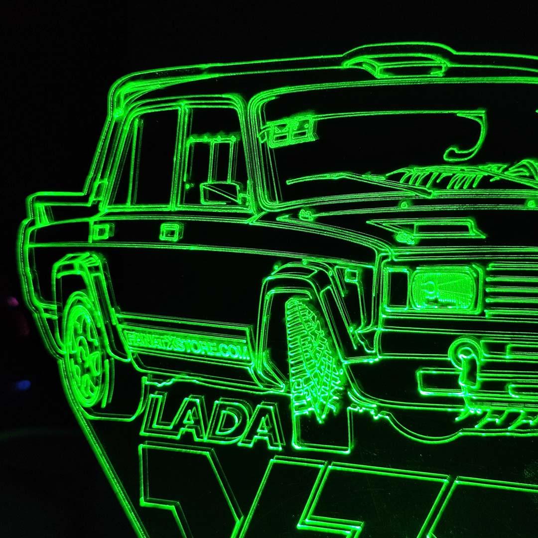 3D Dekor led lámpa - LADA VFTS - XL | FanatXstore