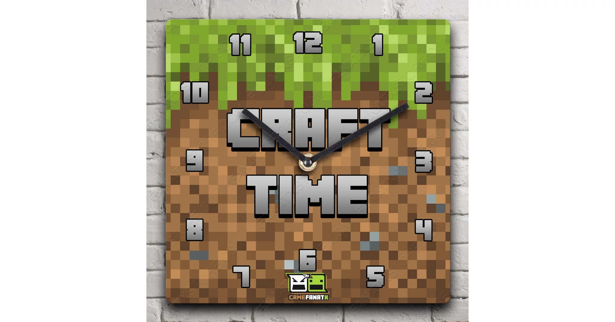 WCLOCK-GAMER-23X23-Crafttime | GAME FanatX