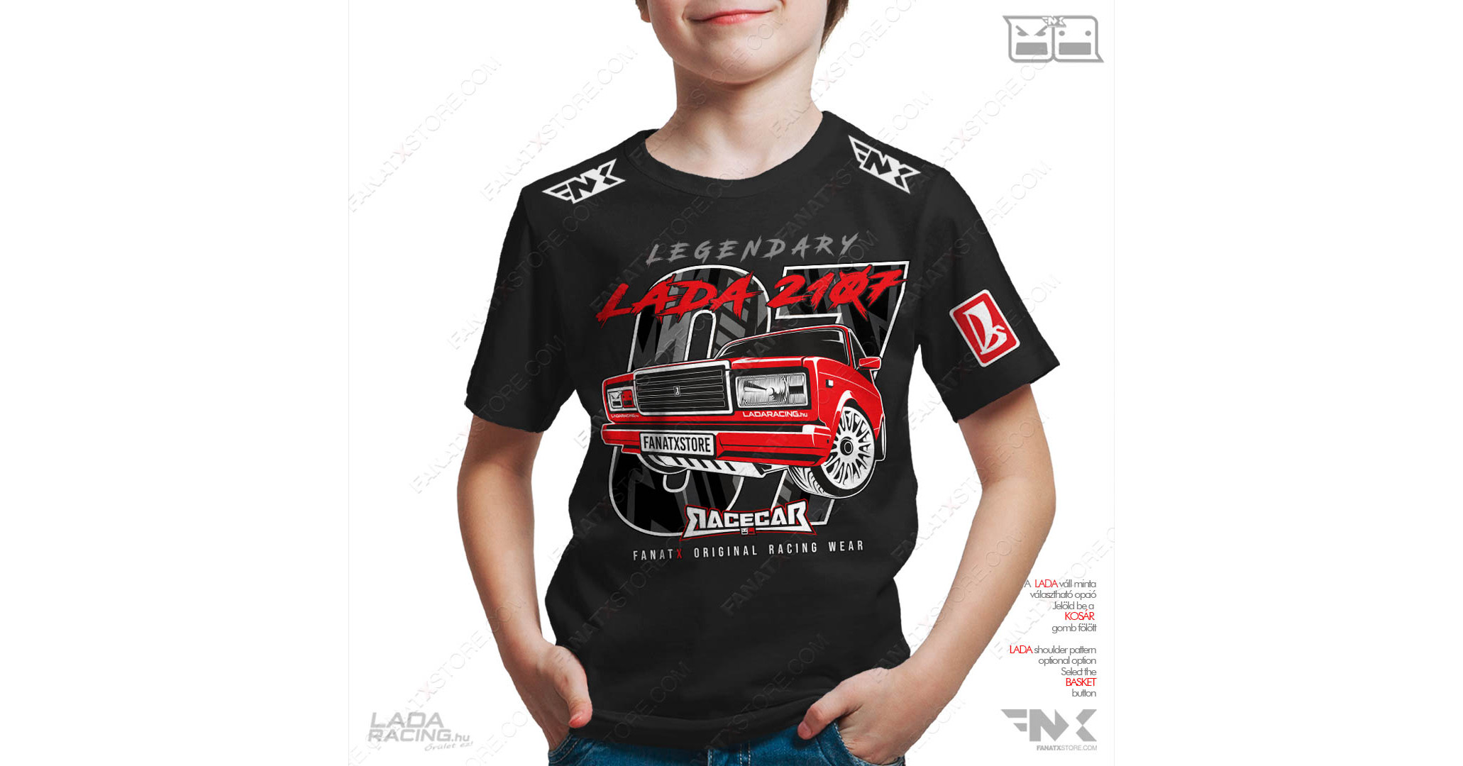 Gyerekpóló LADA 2107 RacecaR - FanatX
